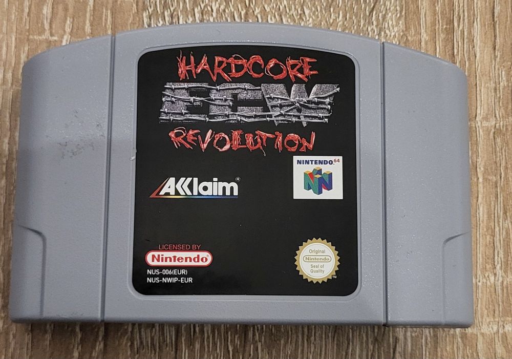 Hardcore ECW Revolution WWE Nintendo 64 Retro Jeu Spiel Game (Gebraucht ...