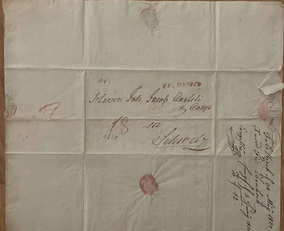 Antiken Handgeschriebene Brief mit Stempfel (Gebraucht) in Root für CHF ...