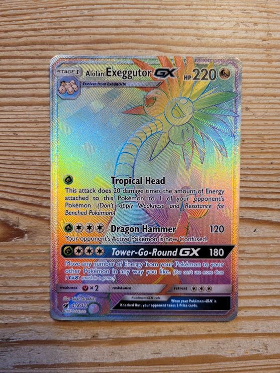 Alolan Exeggutor GX Rainbow | Kaufen auf Ricardo