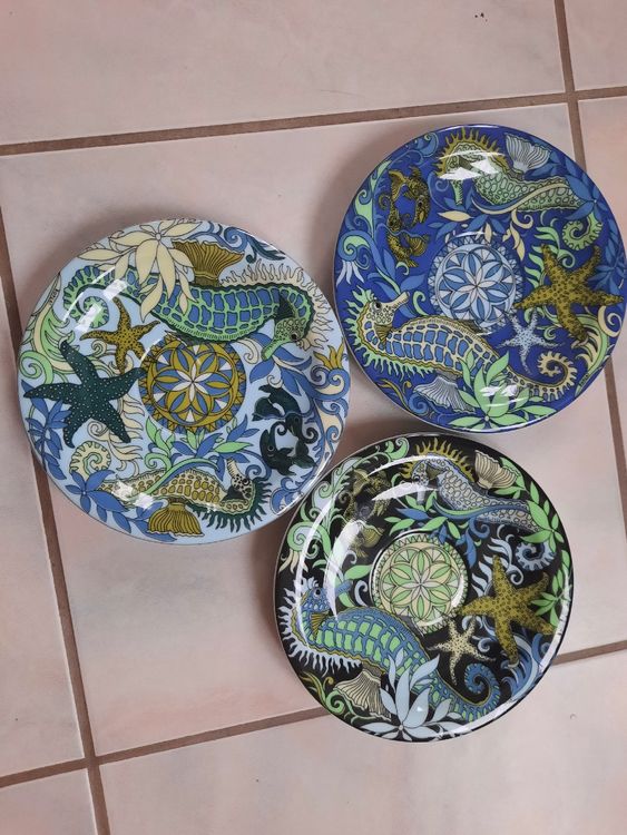 BOPLA , 3 SOUS-TASSES en PORCELAINE (Gebraucht) in Le Locle für CHF 24 ...