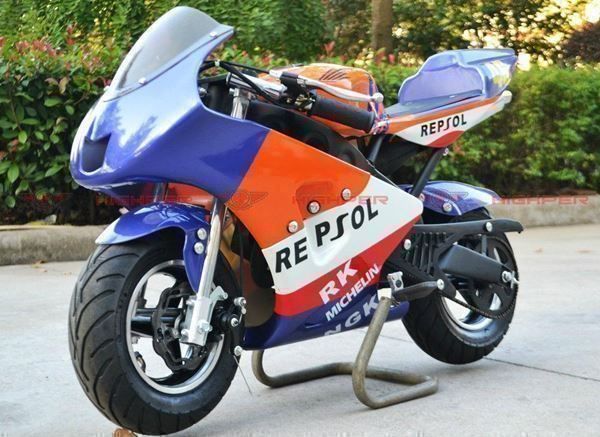 Super Pocket Bike WEST-Racing, mit 49ccm (Neu und originalverpackt) in ...