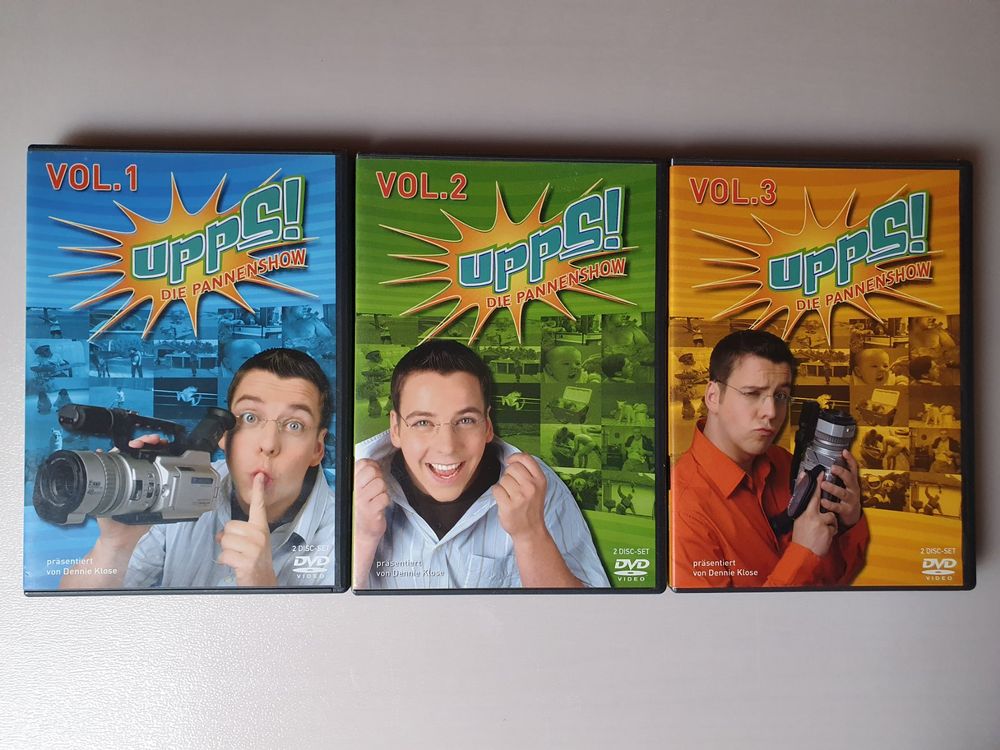 DVD Upps Die Pannenshow Vol. 1 + 2 + 3 komplett auf 6 DVD's (Gebraucht ...