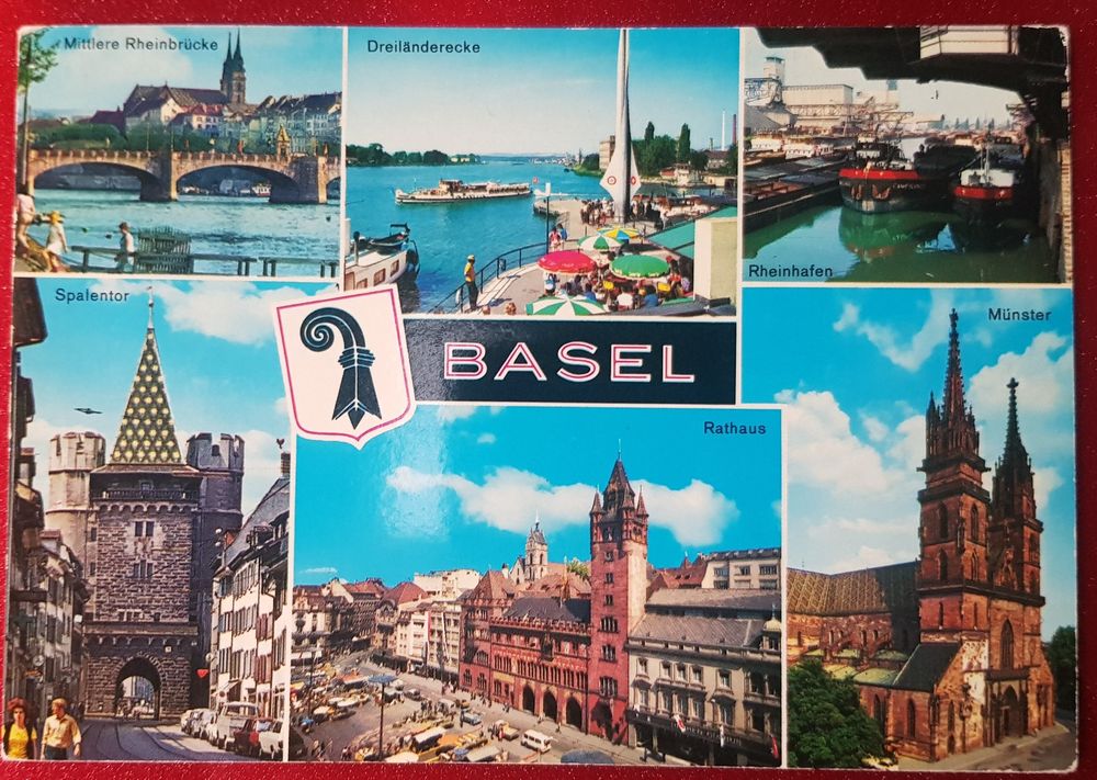 Basel - Mehrbildkarte 1976 (Gebraucht) in Melchnau für CHF 1 – mit ...