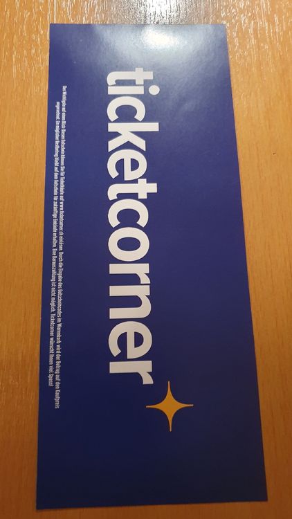 Gutschein 50.- von Ticketcorner (Neu und originalverpackt) in Burgdorf ...