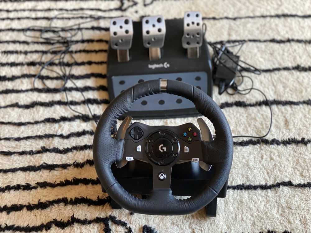 Logitech G920 Driving Force Lenkrad & Pedale XBOX / PC (Gebraucht) in ...