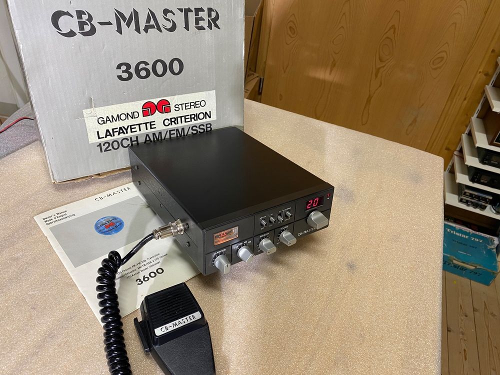 CB-Master 3600 120CH AM/FM/SSB Top erhalten (Gebraucht) in Kollbrunn ...