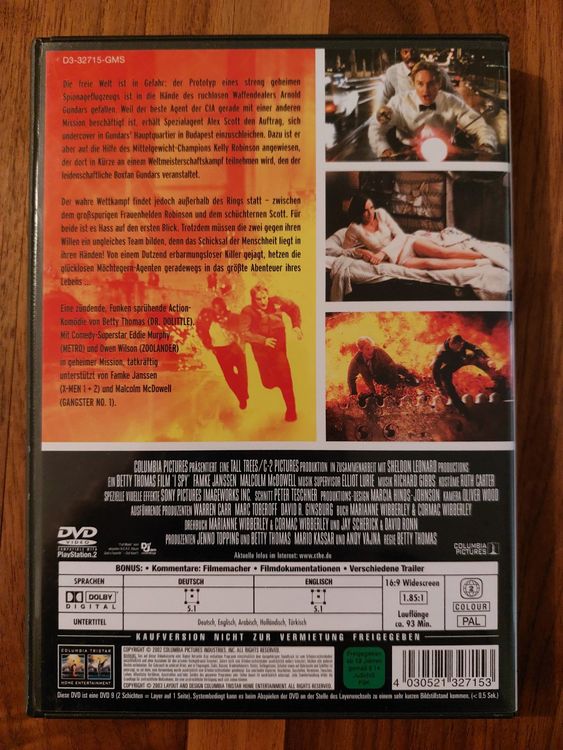 DVD - I-Spy mit Eddie Murphy und Owen Wilson (Gebraucht) in Rheinfelden für CHF 1.3 – mit ...