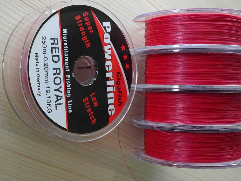 Red Royal Powerline 250m/0,20mm/19,10kg (Neu und originalverpackt) in ...