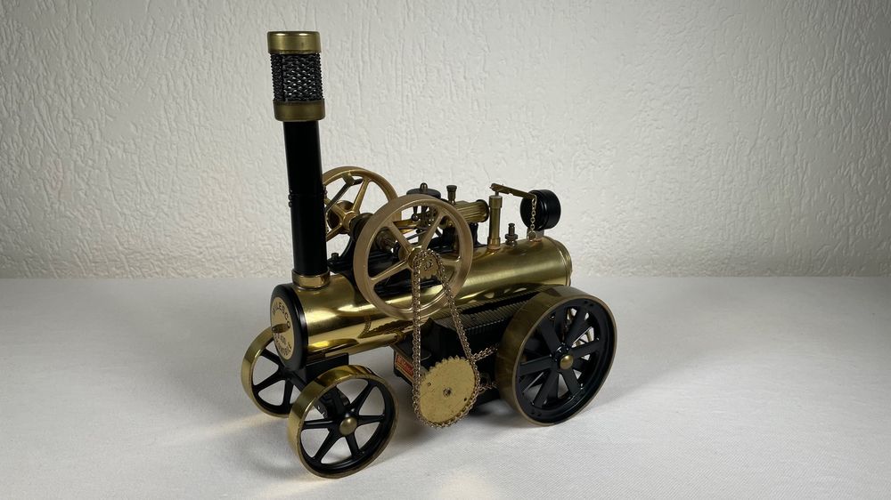 Wilesco D430 Lokomobile Echtdampf schwarz-messing (Gebraucht) in Volketswil für CHF 233 – mit ...