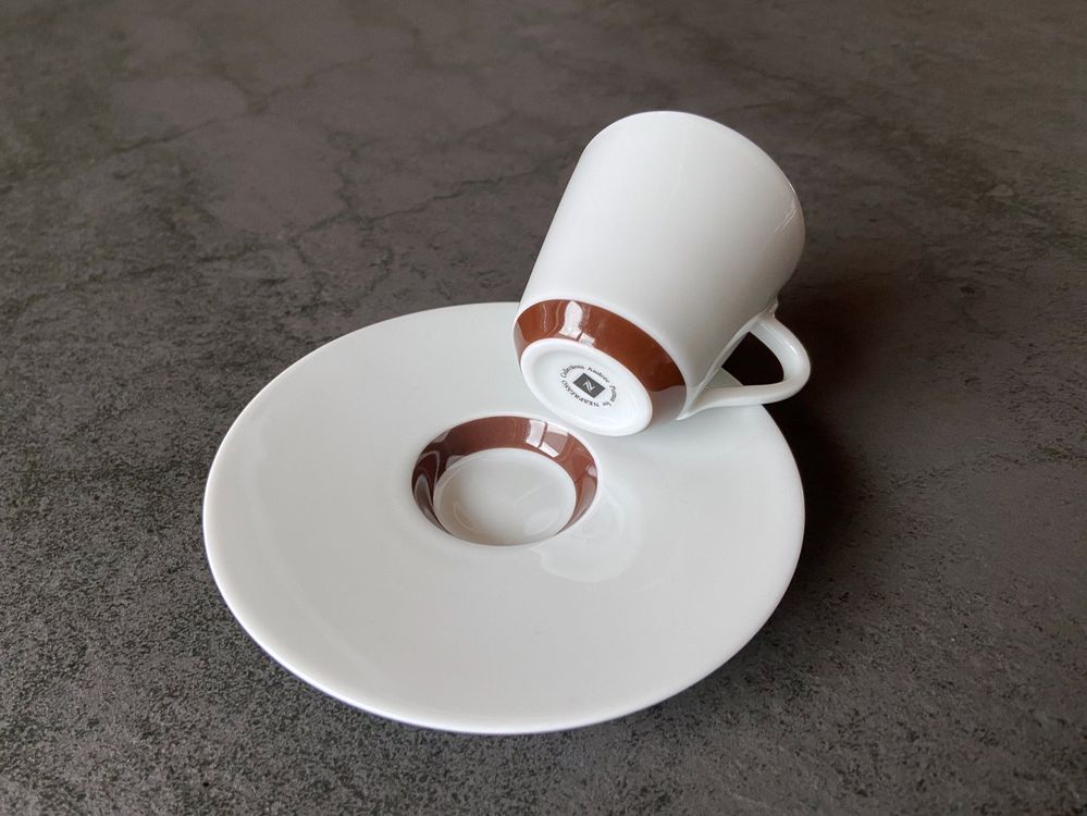 Nespresso Espressotasse weiss / braun RITUAL Collection | Kaufen auf ...