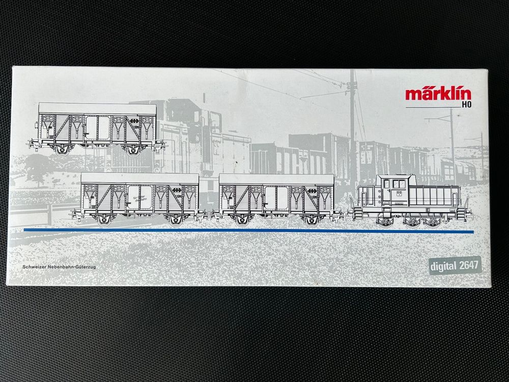 Märklin 2647 Güterzug Set 4tlg. SBB Schweizer Nebenbahn H0 | Kaufen auf ...