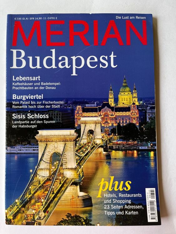 Merian Reisemagazin: Budapest | Kaufen auf Ricardo