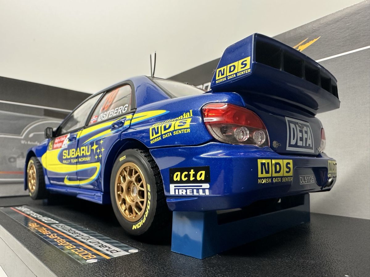 Subaru Impreza WRC 1:18, Østberg, Rally d‘Italia, SUN STAR (Neu (gemäss ...