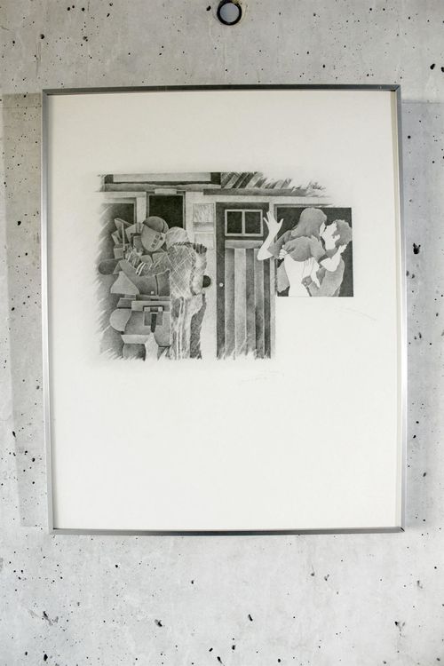 URS DICKERHOF (Swiss, *1941) Triptychon, Lithographie, 1980 (Gebraucht) in Bern für CHF 345 ...