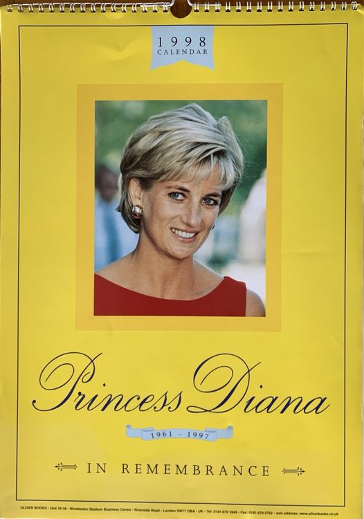 Princess Diana Kalender 1998 (Neu (gemäss Beschreibung)) in Kriens für ...