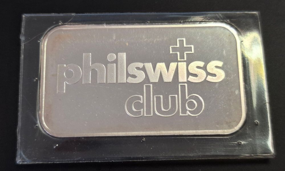 Barren 1 Unze Silber Philswiss (Gebraucht) in Bern 14 für CHF 36 – mit ...