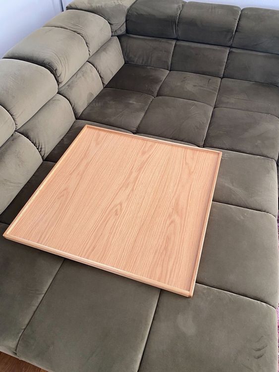 grosses Holztablett für Sofa oder Hocker (Neu (gemäss Beschreibung)) in ...