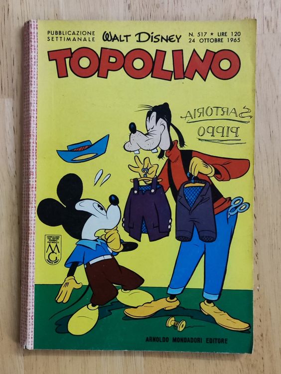 Fumetto Topolino n.517- 24 ottobre 1965 Mickey-Mouse-Cartoon | Kaufen ...