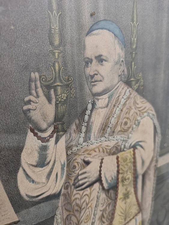 Alter Druck Bild Papst Pius IX Pio Nonno | Kaufen auf Ricardo