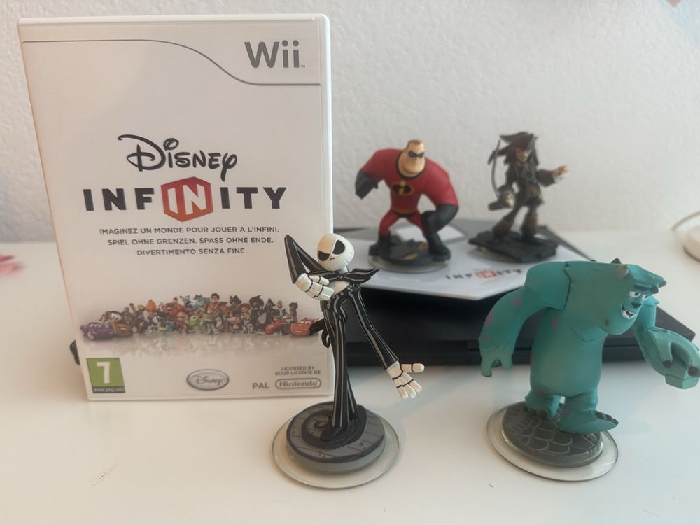 Wii Disney Infinity Game + Station + 4 Figuren Bundle (Gebraucht) in ...