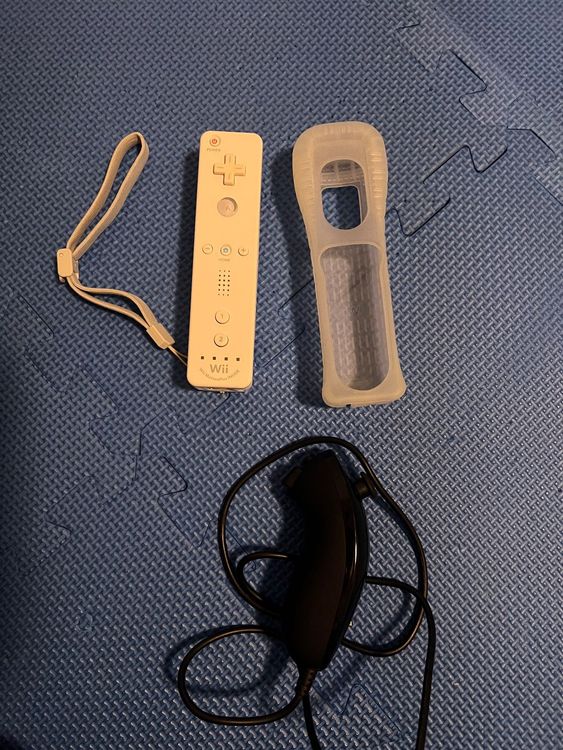 original Wii Controller mit Motion plus inside und Nunchuck (Gebraucht ...
