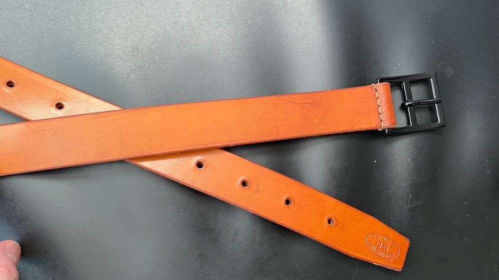 CH Armee - Ceinturon / Ledergurt 130 cm (Neu (gemäss Beschreibung)) in ...
