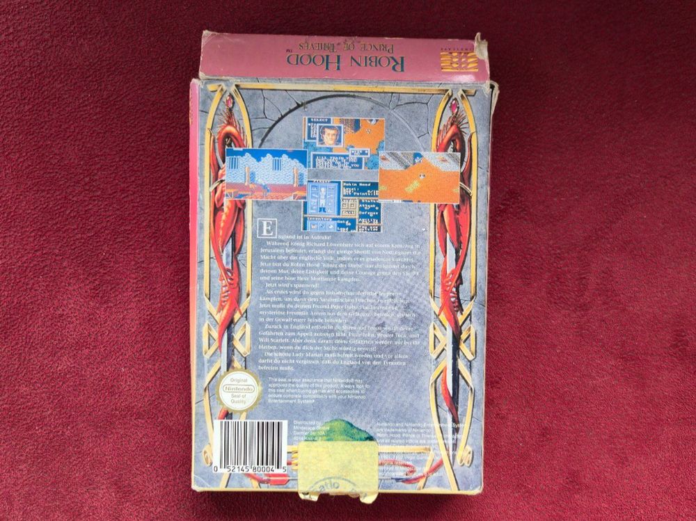 Robin Hood: Prince of Thieves Nintendo NES Spiel! (Gebraucht) in Rafz ...