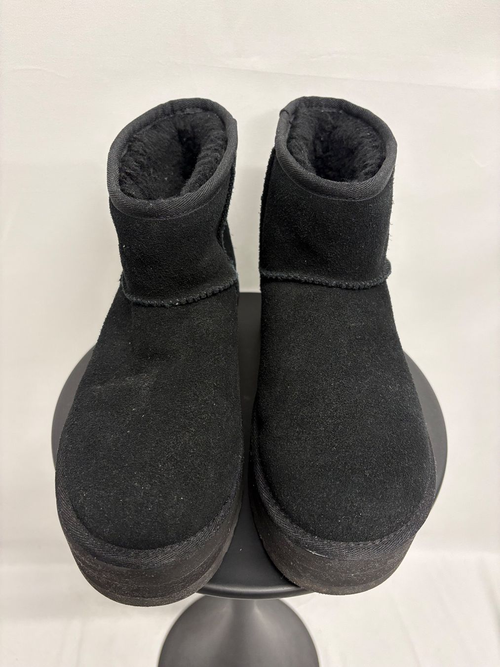 Ugg Classic Mini Platform Boots Schwarz Gr. 39 Wildleder (Neu (gemäss ...