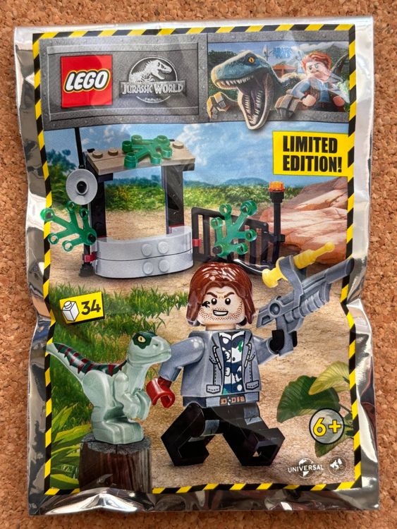 Lego Jurassic World – Rainn Delacourt mit Raptor | Kaufen auf Ricardo