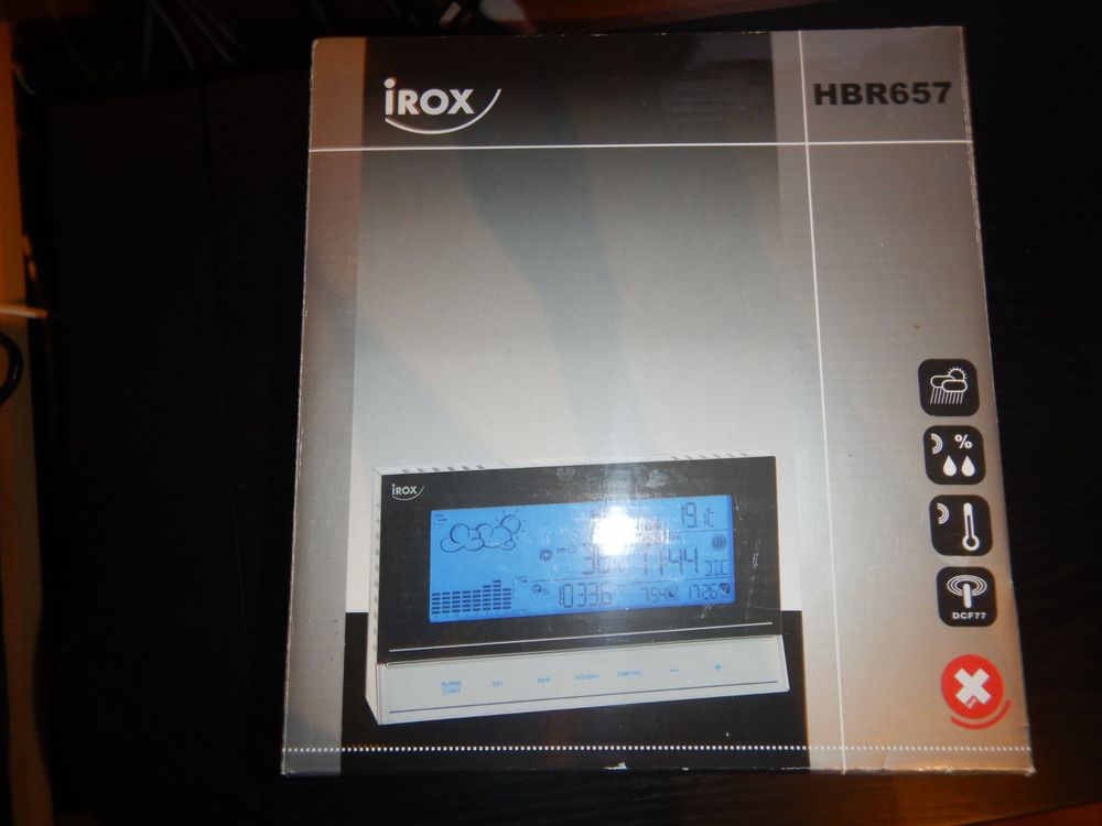 Wetterstation IROX HBR657 mit 4 Aussensensoren | Kaufen auf Ricardo