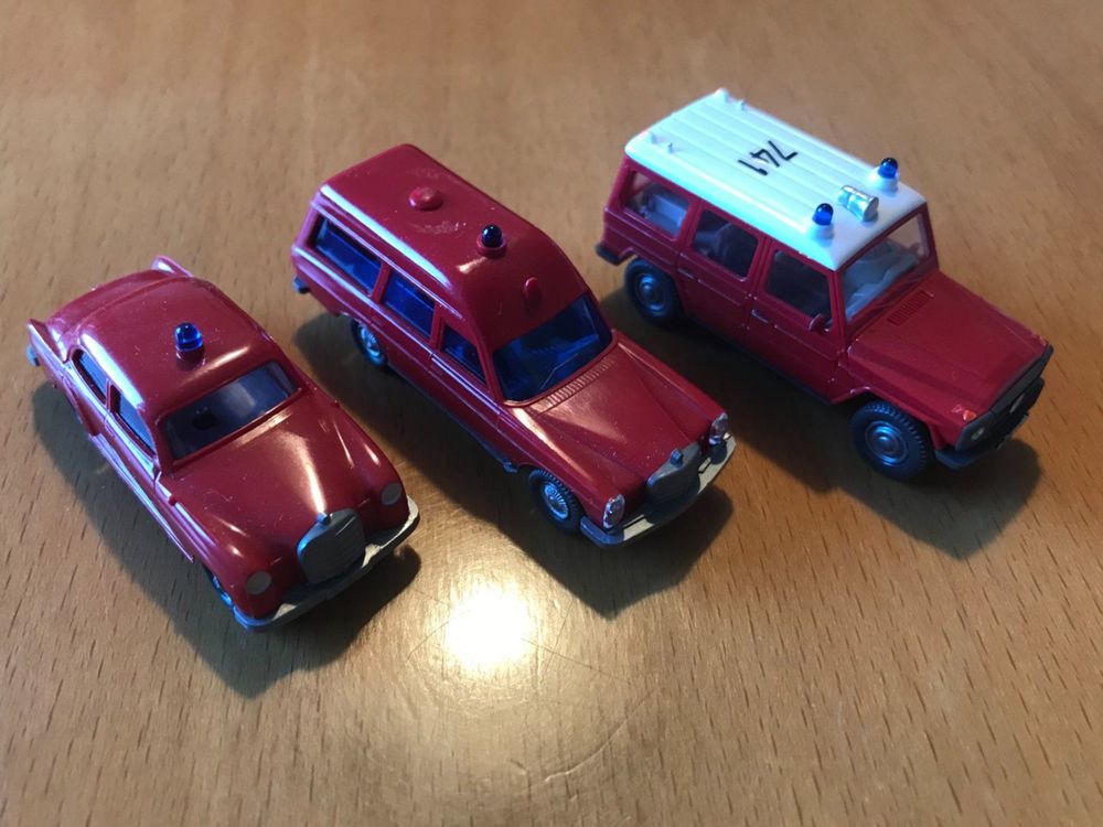 3x Wiking Mercedes Feuerwehr (Gebraucht) in Luzern für CHF 10 – mit ...