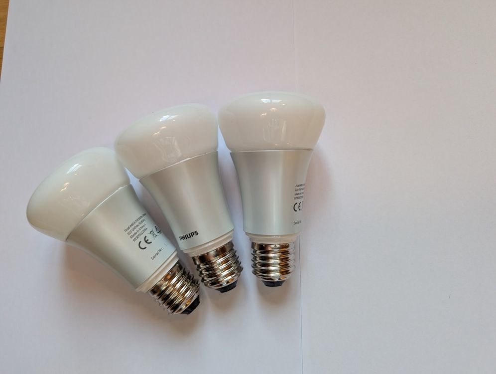 Philips Hue 3x E27 Glühbirnen White & Color, 600lm (Gebraucht) in ...