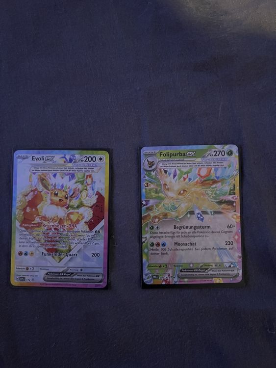 Pokemon karten prismatic ex evoli folipurba (Neu (gemäss Beschreibung ...