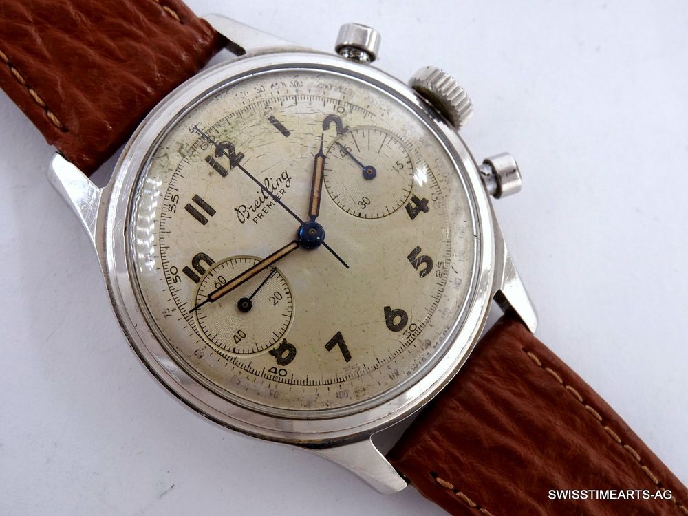 BREITLING PREMIER 1945ER CHRONO HANDAUFZUG REF.790 VENUS 150 (D ...