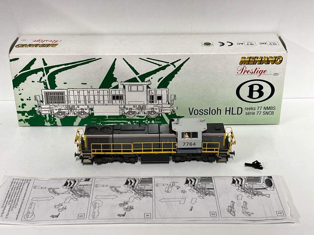 Mehano Prestige Vossloh HLD série 77 SNCB H0 DC Analog (Neu (gemäss ...