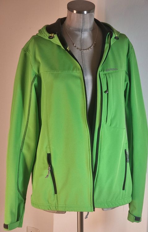 M 48/50 Herren ICEPEAK Windbreaker Softshell Outdoor Wandern (Neu (gemäss Beschreibung)) in ...