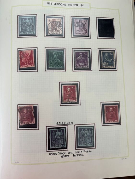 2 Album Schweizer Marken teilgefüllt (Gebraucht) in Murgenthal für CHF 11 – mit Lieferung auf ...