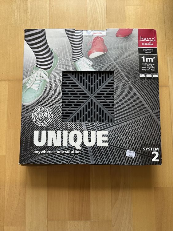 Bergo UNIQUE Bodenplatten 15m2 neuwertig (Neu (gemäss Beschreibung)) in ...