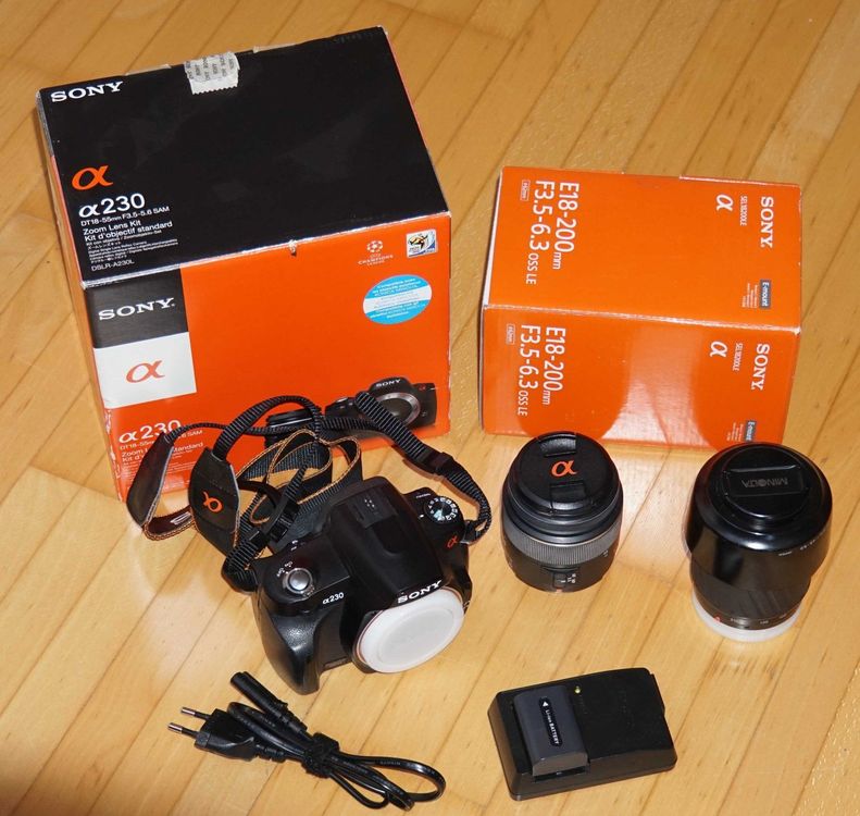 Sony Alpha 230 Zoom Lense Kit & Tele | Kaufen auf Ricardo