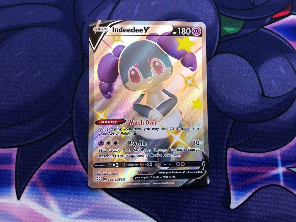 Pokemon Indeedee V Shiny Fullart Eng. (Neu (gemäss Beschreibung)) in ...