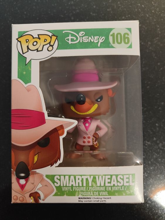 Funko Pop Disney, Roger Rabbit - Smarty Weasel, N°106! (D'occasion) à ...
