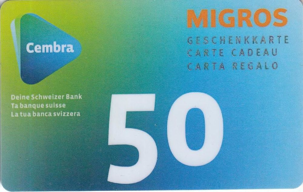 Carte Migros : Cembra 50 | Kaufen auf Ricardo
