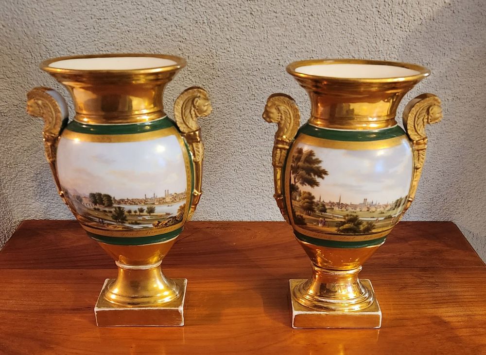 Paar Antike Empire Vasen um 1810 | Kaufen auf Ricardo