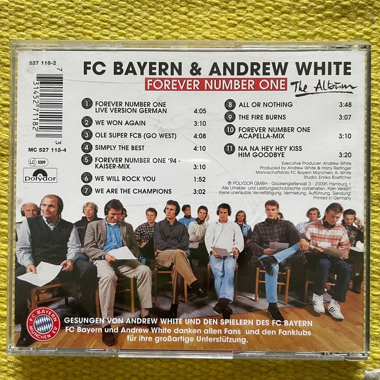 FC BAYERN MÜNCHEN&ANDREW WHITE-FOREVER NUMBER ONE/THE ALBUM (Gebraucht ...