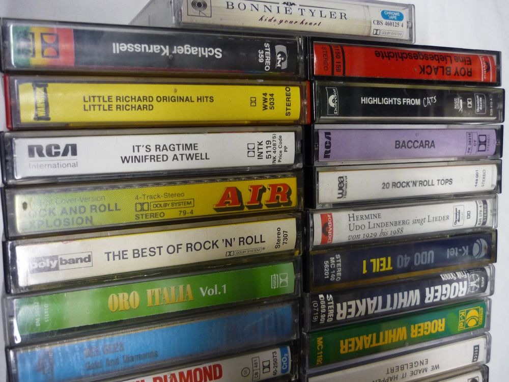 33x Kassetten Musik Sammumg Pop Rock Unterhaltung Country ua (Gebraucht ...