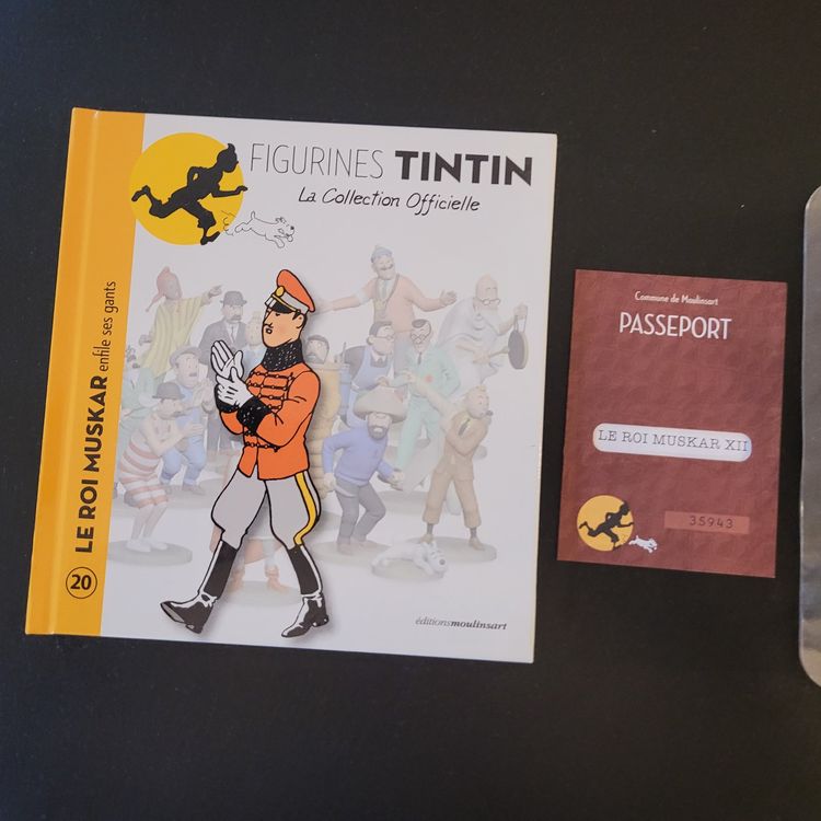 Livre Et Figurine Collection Tintin Le Roi Muskar (Neu (gemäss ...