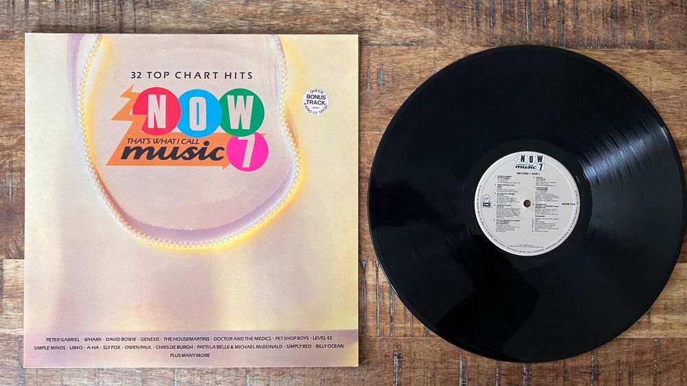 NOW 7, 32 Top Chart Hits, 12“ LP Vinyl Schallplatte (Gebraucht) in ...