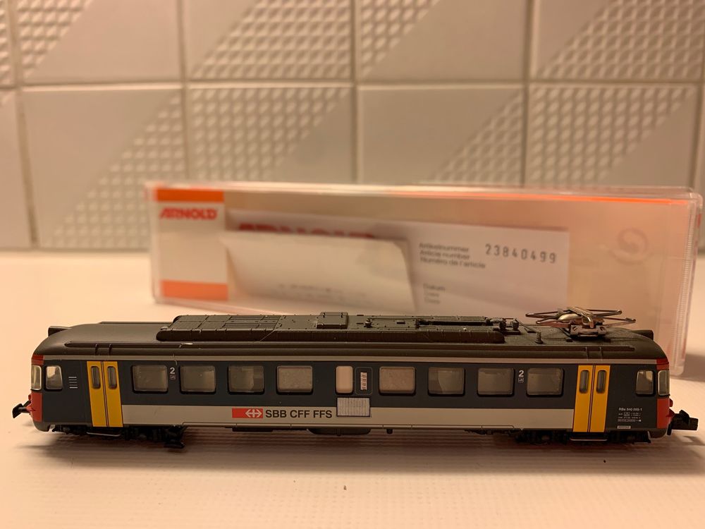 SBB Arnold 2384 Spur N Rbe 540 Triebwagen (Gebraucht) in Geroldswil für CHF 199 – mit Lieferung ...