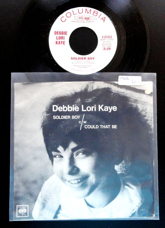 SI DEBBIE LORI KAYE soldier boy COLUMBIA USA PROMO 1960 rar (Gebraucht ...