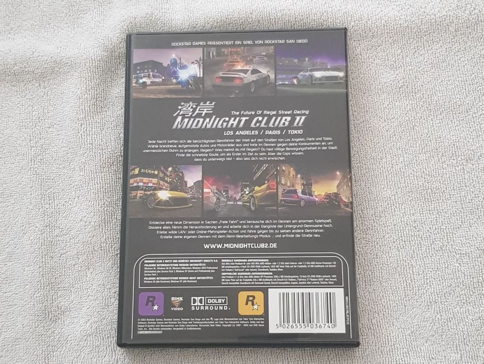 Midnight Club 2 (PC CD-ROM) (Gebraucht) in Oberwil BL für CHF 10 – mit ...